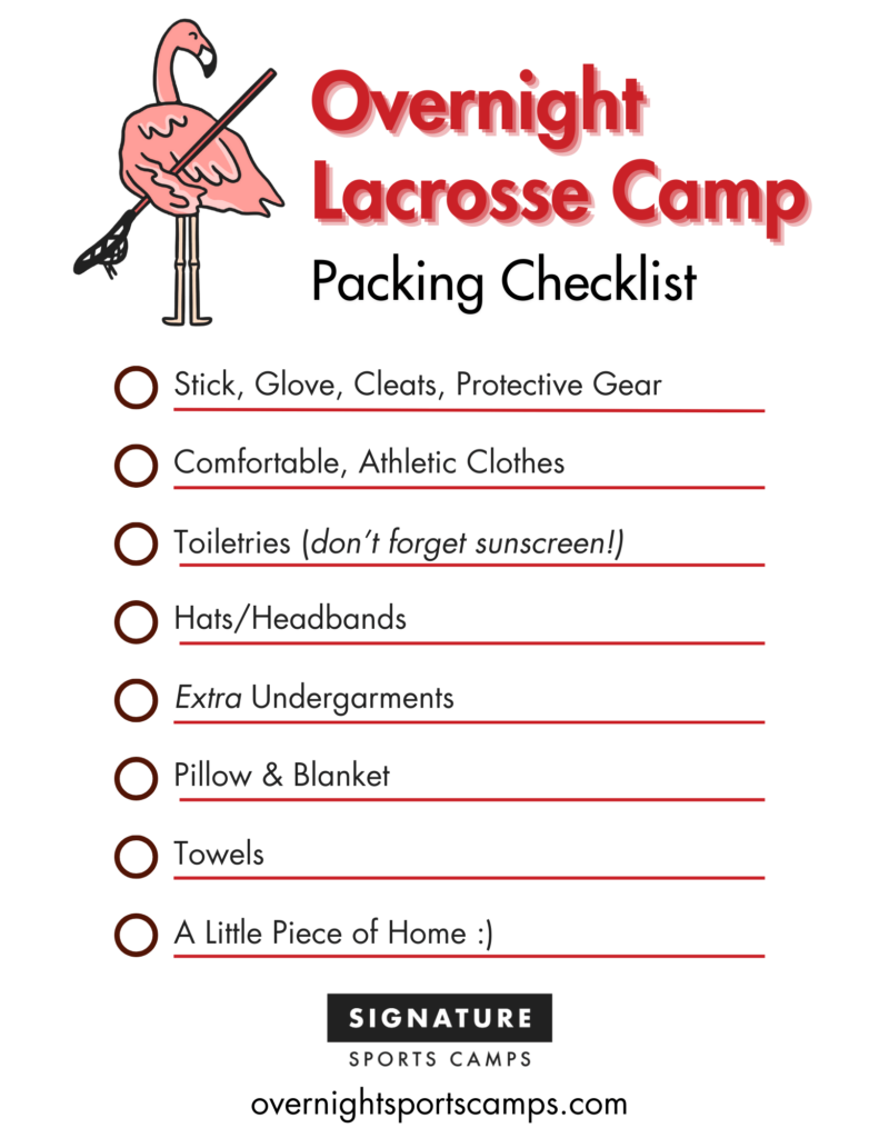 Overnight Lacrosse Camp Packing Checklist | Signature Sports Camps